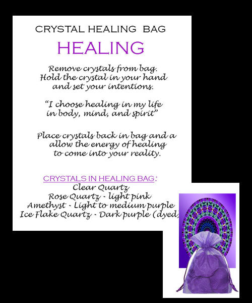 Crystal Healing Bags – Medicine Man Crafts